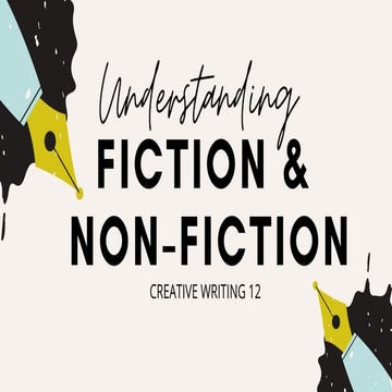 Introduction to Fiction | PPTX
