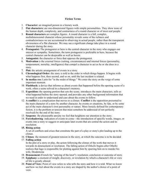 Creative writing portfolio assignment | PDF