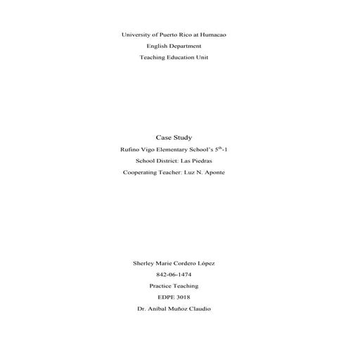 Case Study Guidelines | DOC