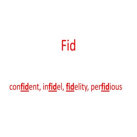 Fid | PPT