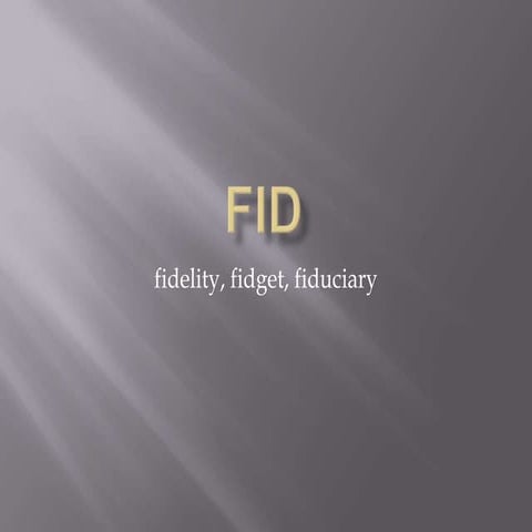 fid | PPTX