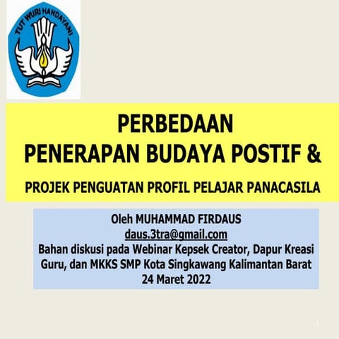 Fidaus Budaya Positif dan P5 di Sekolah.pptx