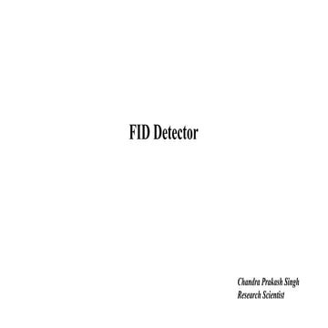 FID detector | PPTX