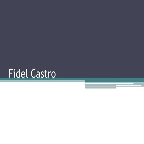 Fidel castro | PPTX