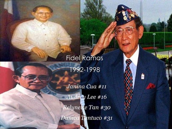 Fidel v. ramos | PPTX