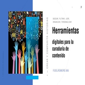 Herramientas digitales para la curaduría de contenidos | PDF | Technology & Computing