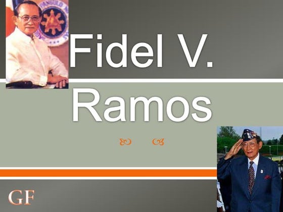 Fidel v. ramos | PPTX