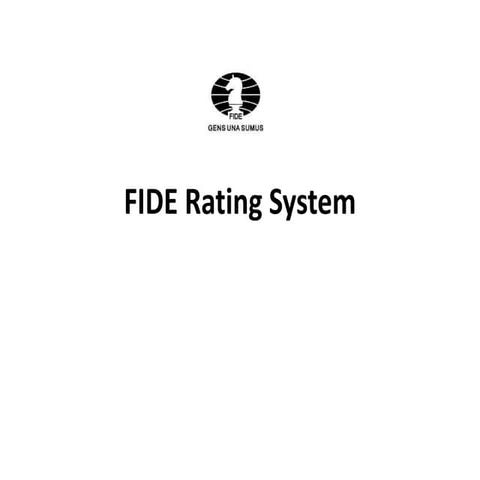 Fide rating system | PPT