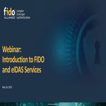 Introduction to FIDO and eIDAS Services | PPT