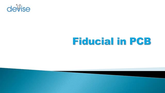 Fiducial In Pcb Pptx