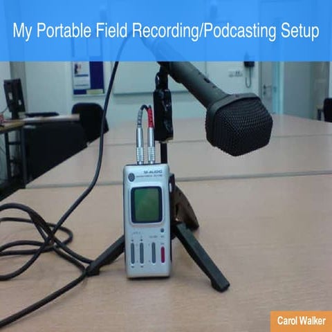 Portable Field Recording/Podcasting Setup | PPT