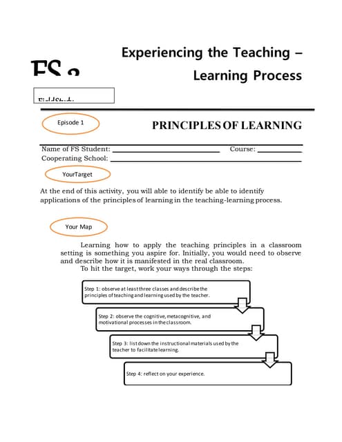Teaching demonstration evaluation form | PDF