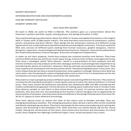 IAED 381-Field Trip Report | DOCX