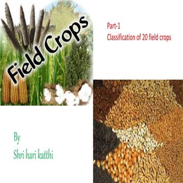 Field crops | PPTX