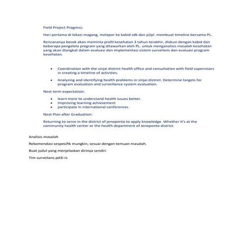 Field Project Progress fetp indonesia.docx