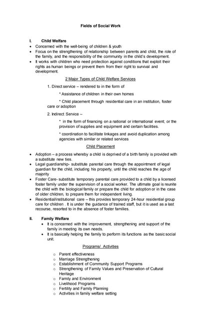 Roles of social workers | PPT