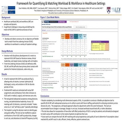 Framework for Quantifying and Matching Workload and Workforce in ...