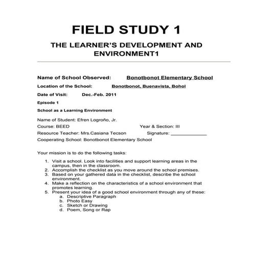 Field study 1 | PDF