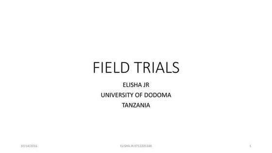 Field trial and community trail.pptx