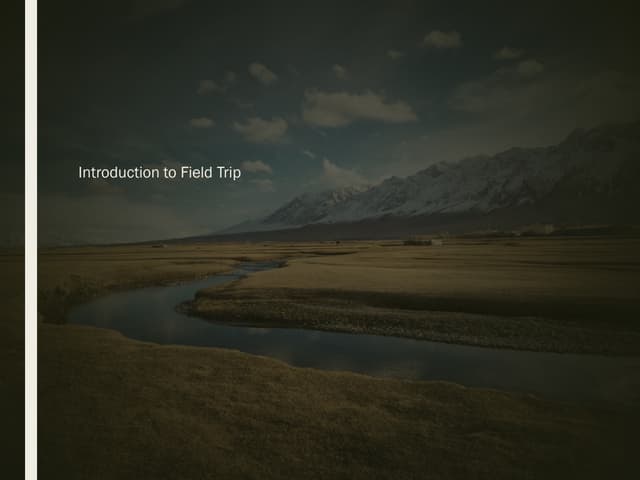 Field Trip | PPT