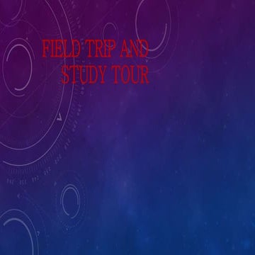 Field Trip | PPT