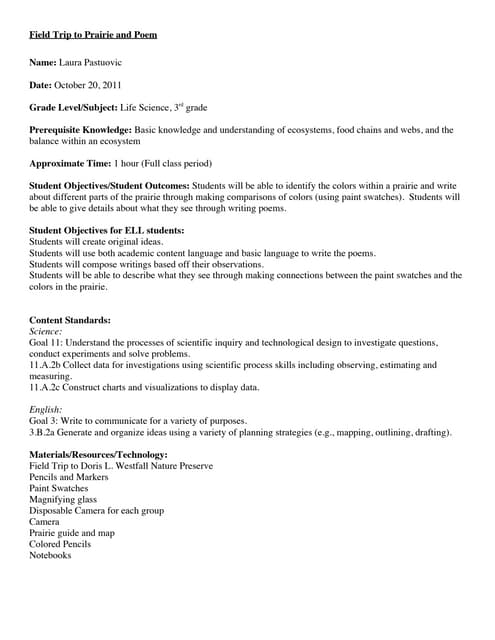 Detailed Lesson Plan (Creative Nonfiction) Poetry | PDF