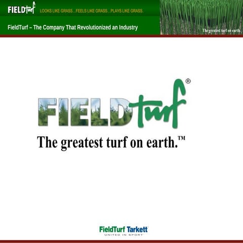 Field turf presentation | PPT