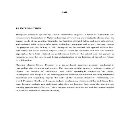 Fieldwork Report Museum Magnet Pdf