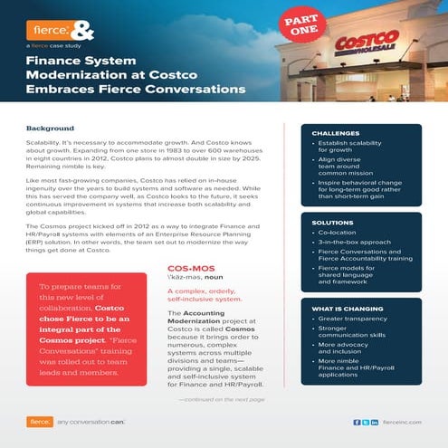 Fierce Case Study: Costco | PDF