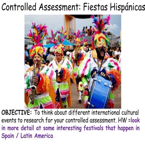 Fiestas hispanas y ca 2 | PPT