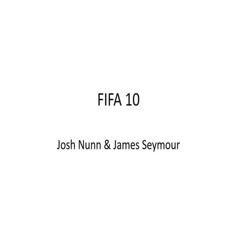 Fifa 10 | PPTX