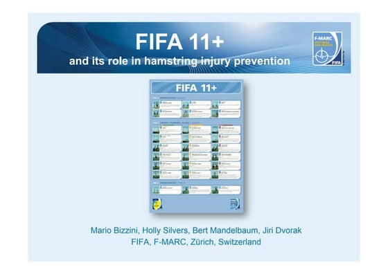FIFA 11+ POSTER: Warm-Up to Prevent Injuries | PDF | Running and ...