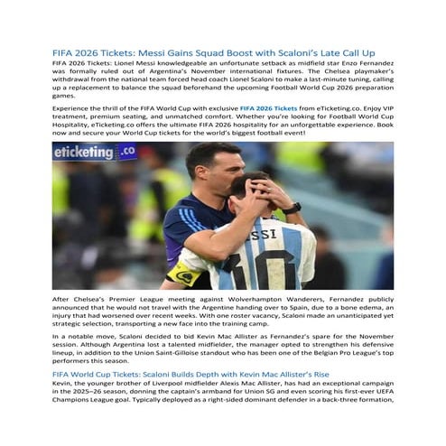 FIFA 2026 Tickets Messi Gains Squad Boost with Scaloni’s Late Call Up.pdf
