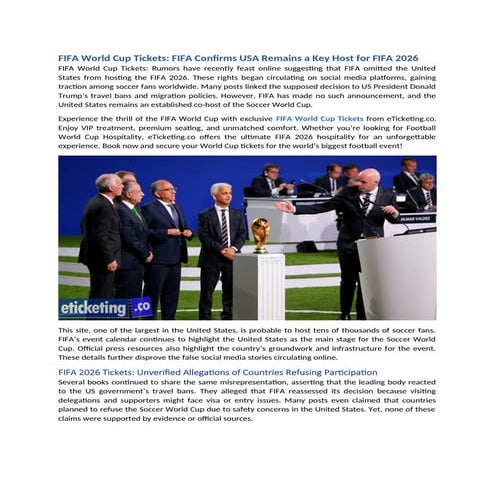 FIFA Confirms USA Remains a Key Host for FIFA 2026.docx