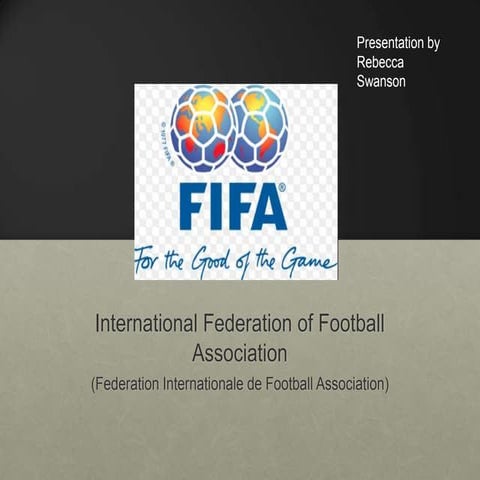 Crisis analysis on FIFA | PPTX