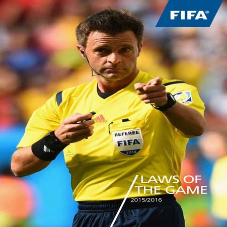 FIFA Laws of the Game | PDF