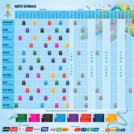 Fifa Match Schedule Knockout Stage | PPT