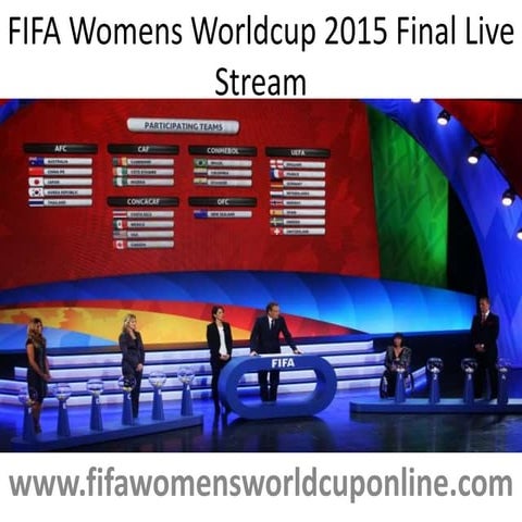 Fifa womens worldcup 2015 final live stream | PPT