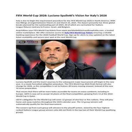FIFA World Cup 2026 Luciano Spalletti’s Vision for Italy’s 2026.docx
