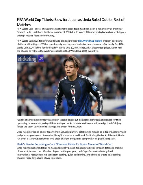 World Cup Samurai Blue's Journey Japan Sets Sights on FIFA 2026 Glory.docx | Soccer | Sports