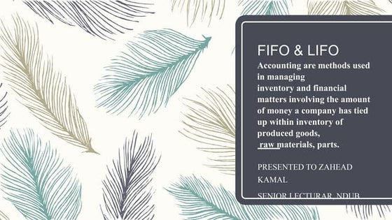 First in First out method (FIFO) | PPTX | Stocks and Bonds | Personal ...