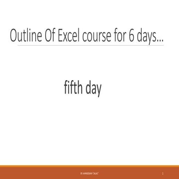 Using PIVOT Tables in Excel | PPTX