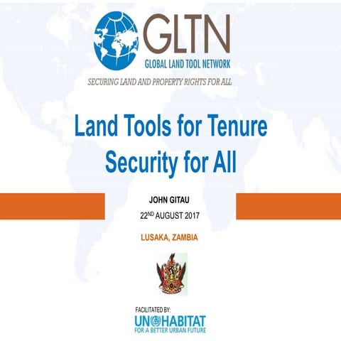 Land Tools for Tenure Security | PPT