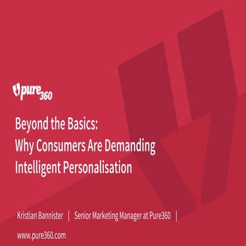 Beyond the Basics: Why Consumer Are Demanding Intelligent ...