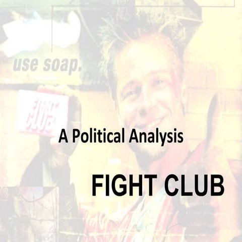 Fight Club - Political Reading | PPT