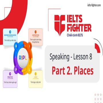[Fighter 4] Speaking - Lesson 8. Part 2 - Places | PPTX