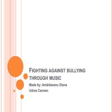 Fighting against-bullying-through-music- Romania Team | PPTX ...