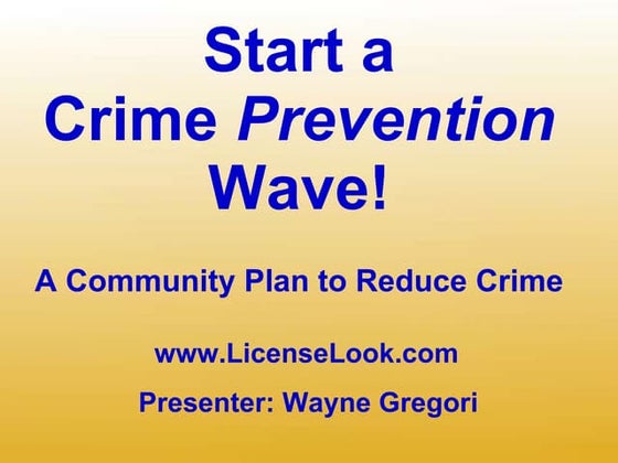 The Effects of Property Crime | PPT