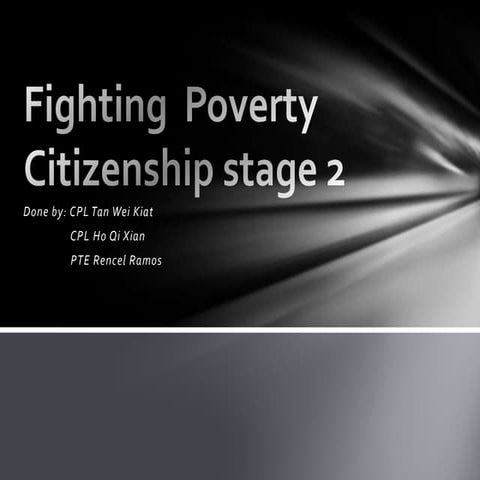 Poverty slideshow | PPTX