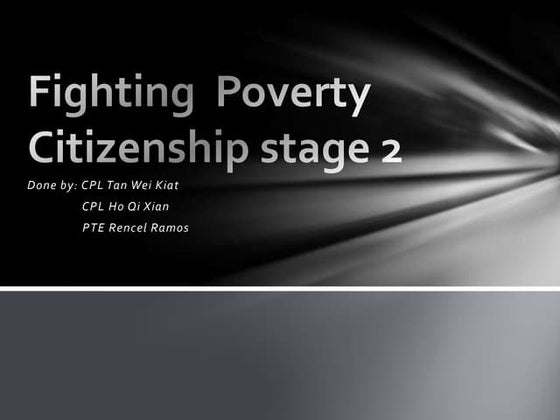Poverty slideshow | PPTX